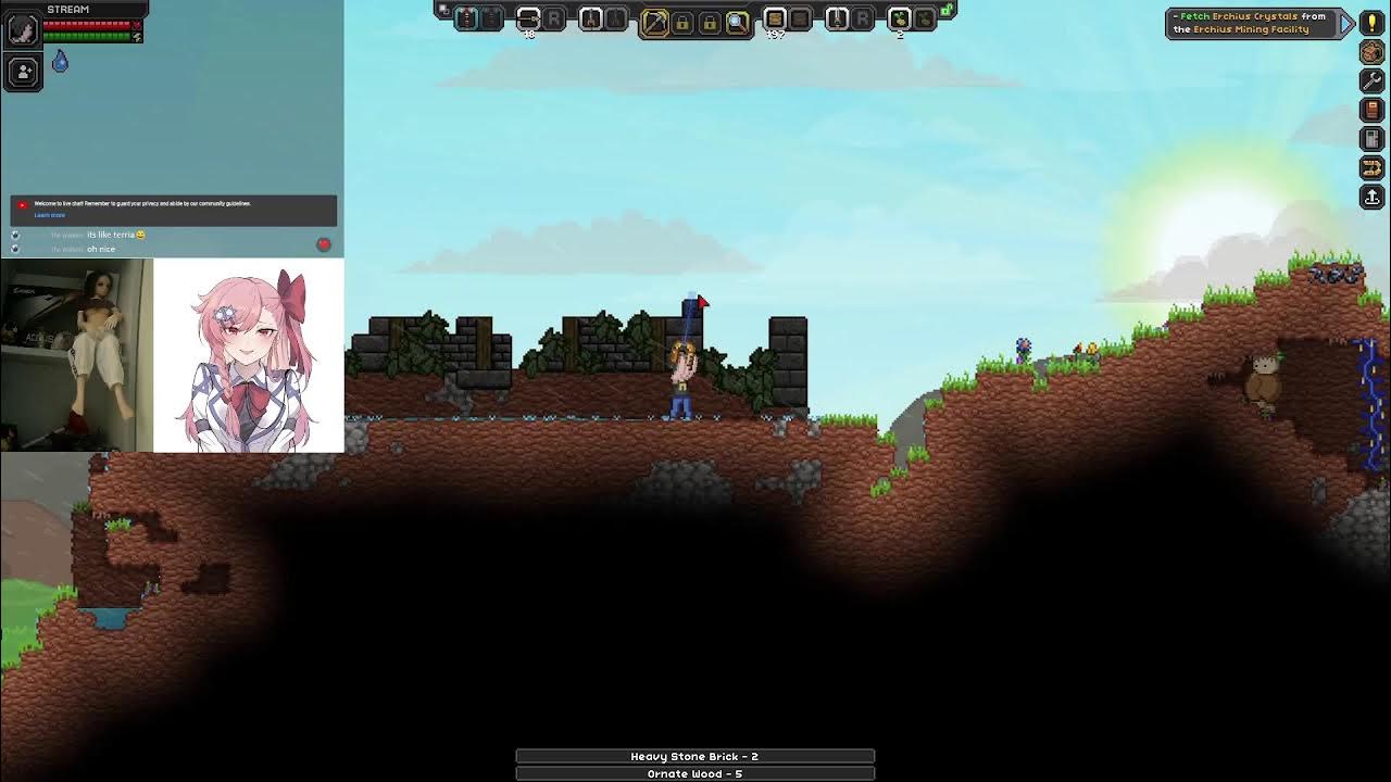 Starbound let's stream play episode 1 - YouTube