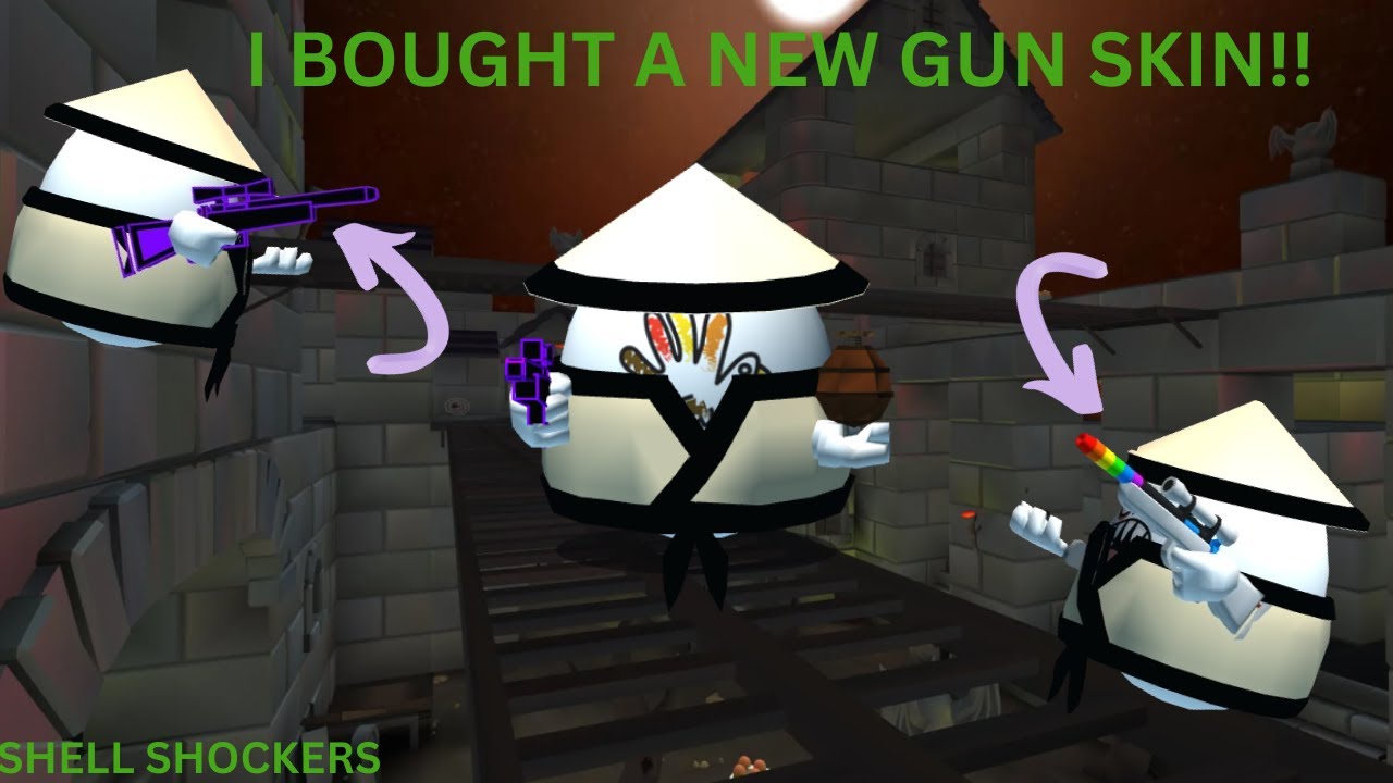 I BOUGHT A NEW SNIPER SKIN IN SHELL SHOCKERS!!! - YouTube