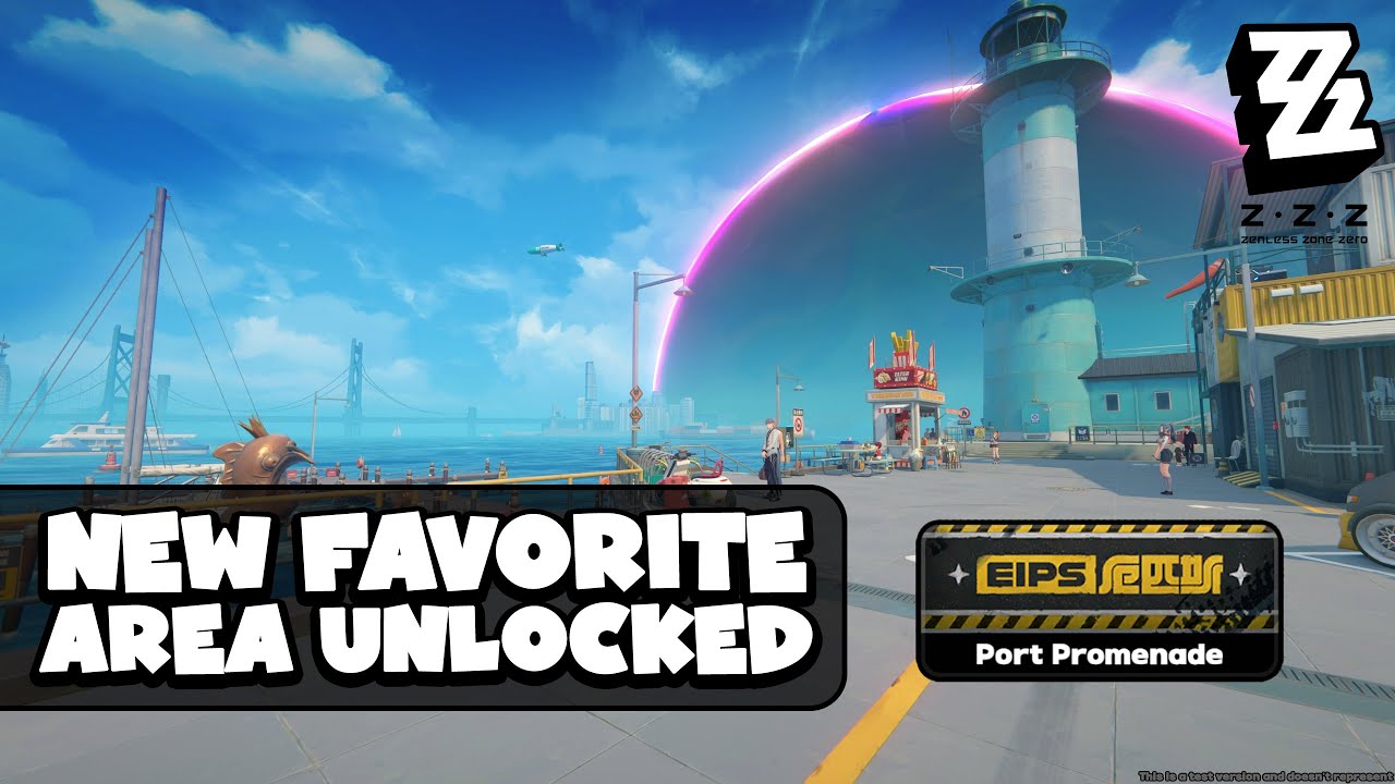 Port Elpis Is Our Best Area Yet, This is BEAUTIFUL | Zenless Zone Zero ...