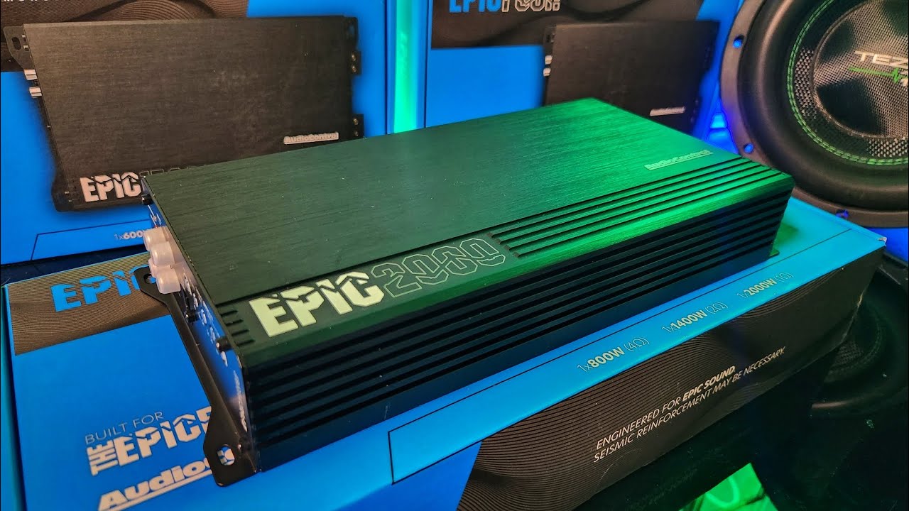 Check Out The NEW Audiocontrol Epic 2000 Amplifier: Epic Series Amp ...