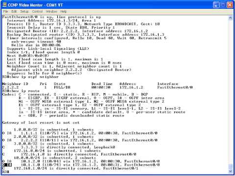 Ccnp OSPF LAB para certificar en español - YouTube