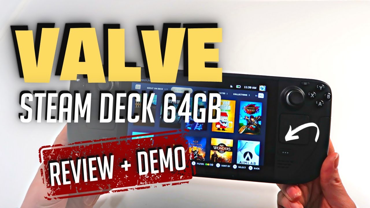 REVIEW AND DEMO of VALVE Steam Deck 64GB - YouTube