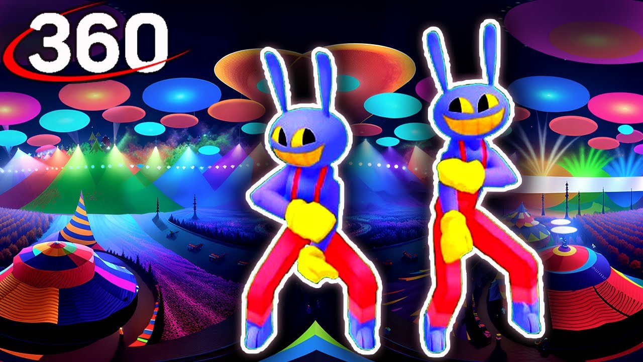 360º VR JAX Dancing Meme The Amazing Digital Circus | Finding Challenge ...