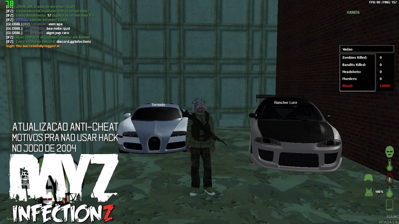 MTA DayZ InfectionZ - Atualização Do Novo Anti-Cheat e Motivos Pra Não ...