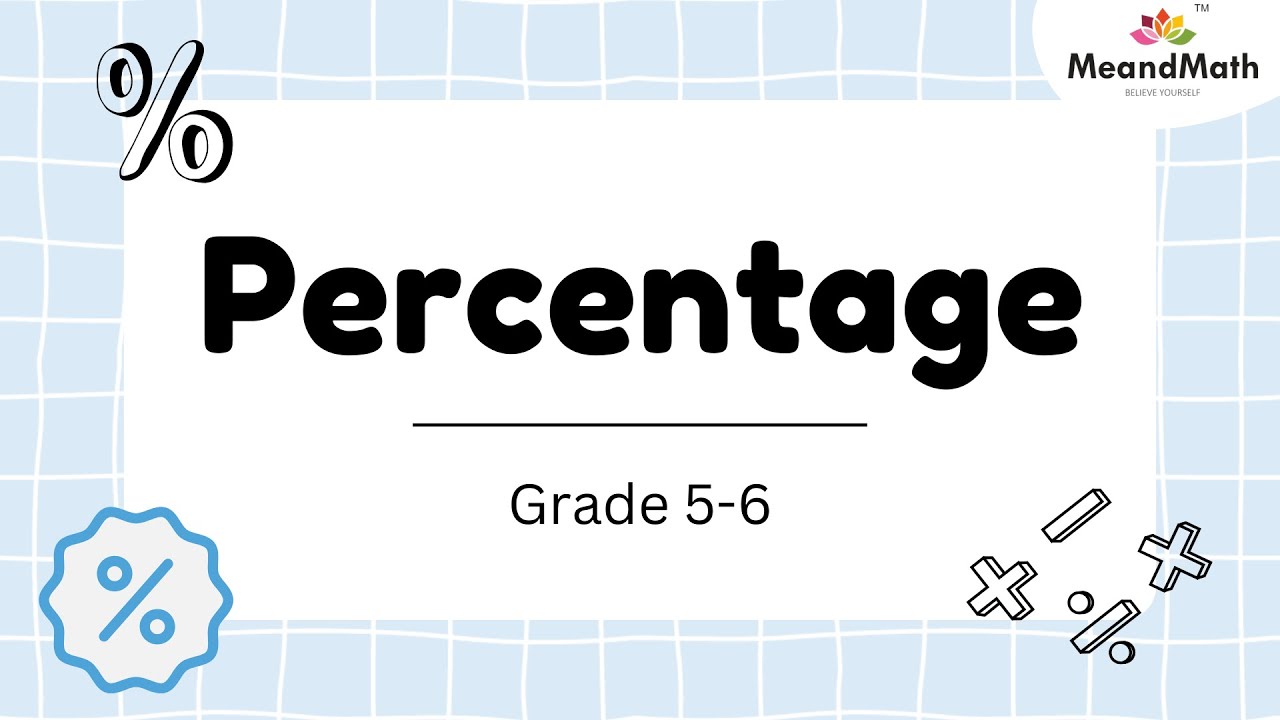 Percentages for Grades 5-6 | Percentages for Grades 5-6 - YouTube