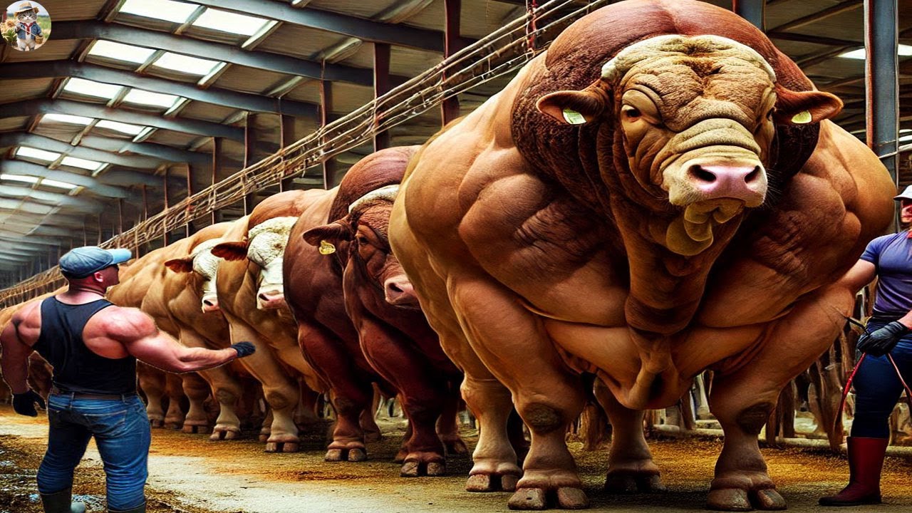Giant Cow Farm - Cow Breed With The Highest Meat Yield In The World ...