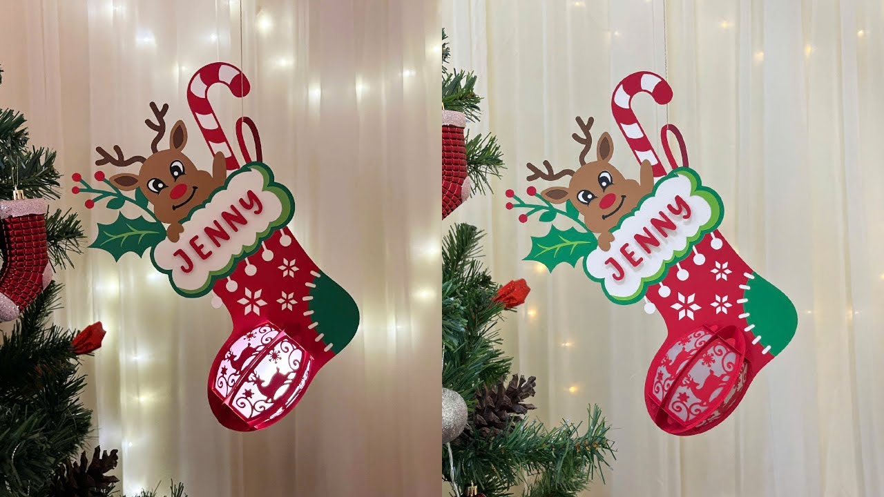 How To Make Paper Cut Lantern Socks 2 - YouTube