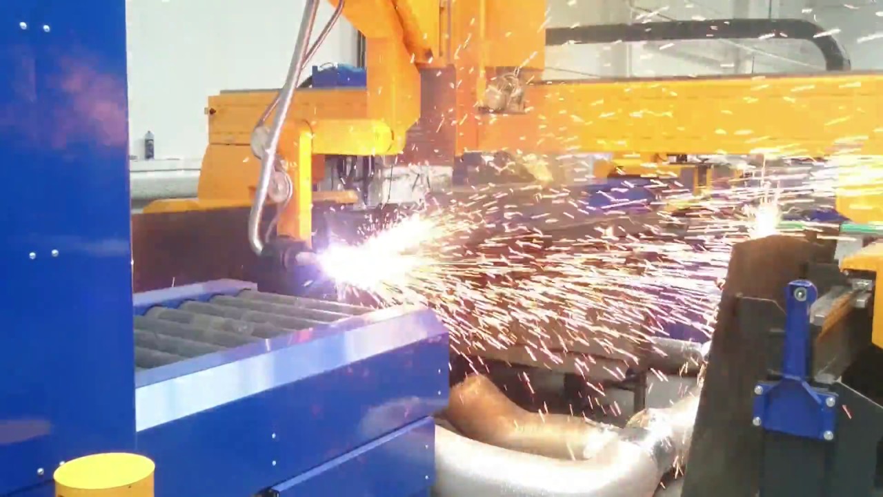 11 ProfileCut +MT Automated profile cutting line - YouTube