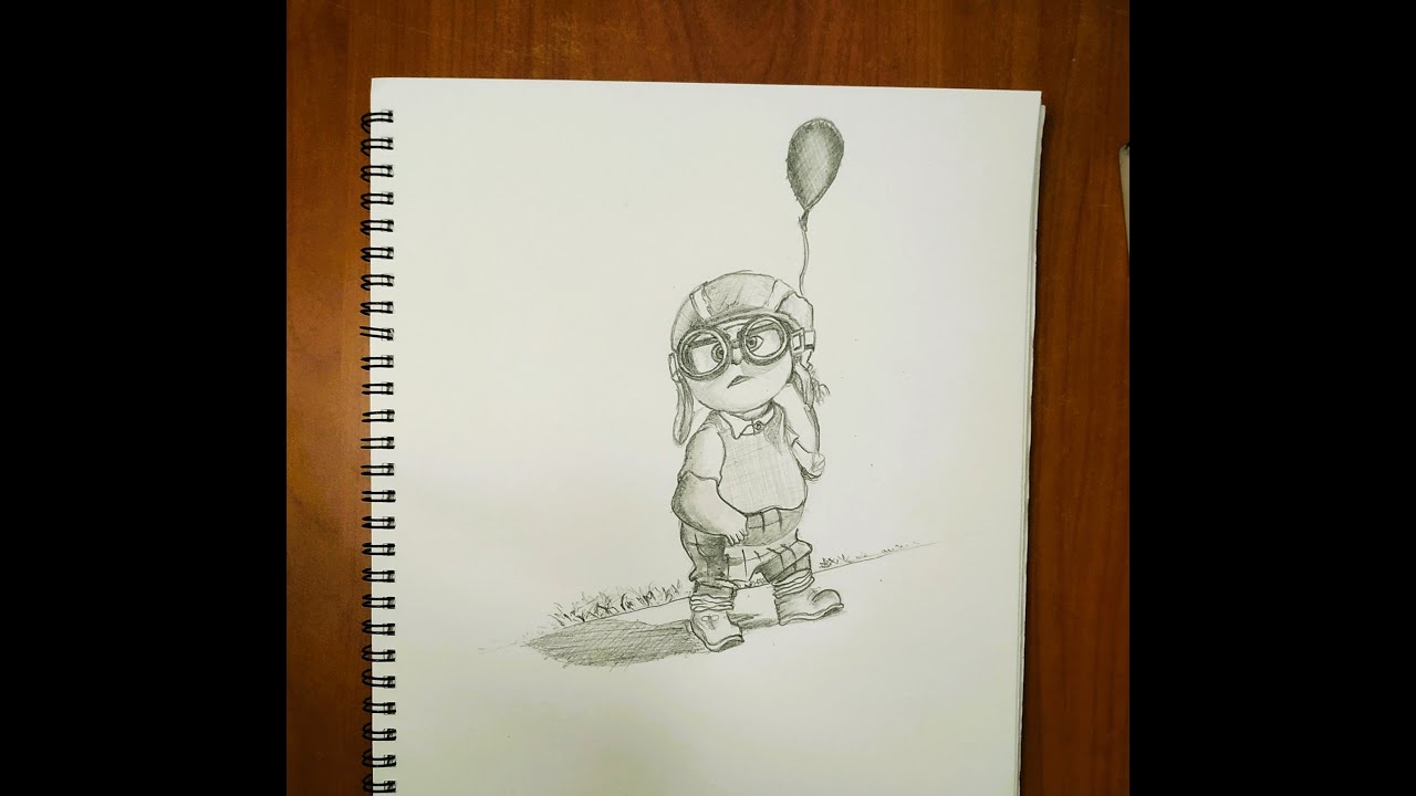 How to draw young Carl Fredricksen Disney Pixar UP #art step-by-step ...