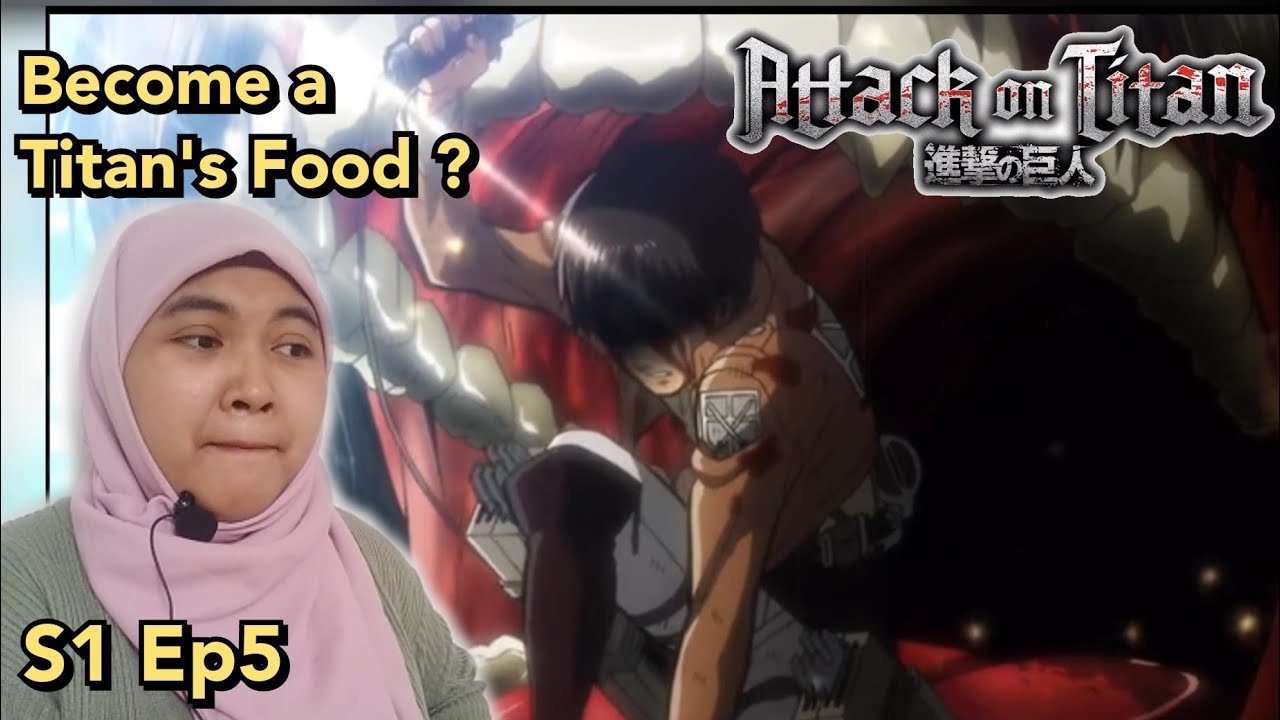 Attack On Titan S1 Ep 5 REACTION - YouTube