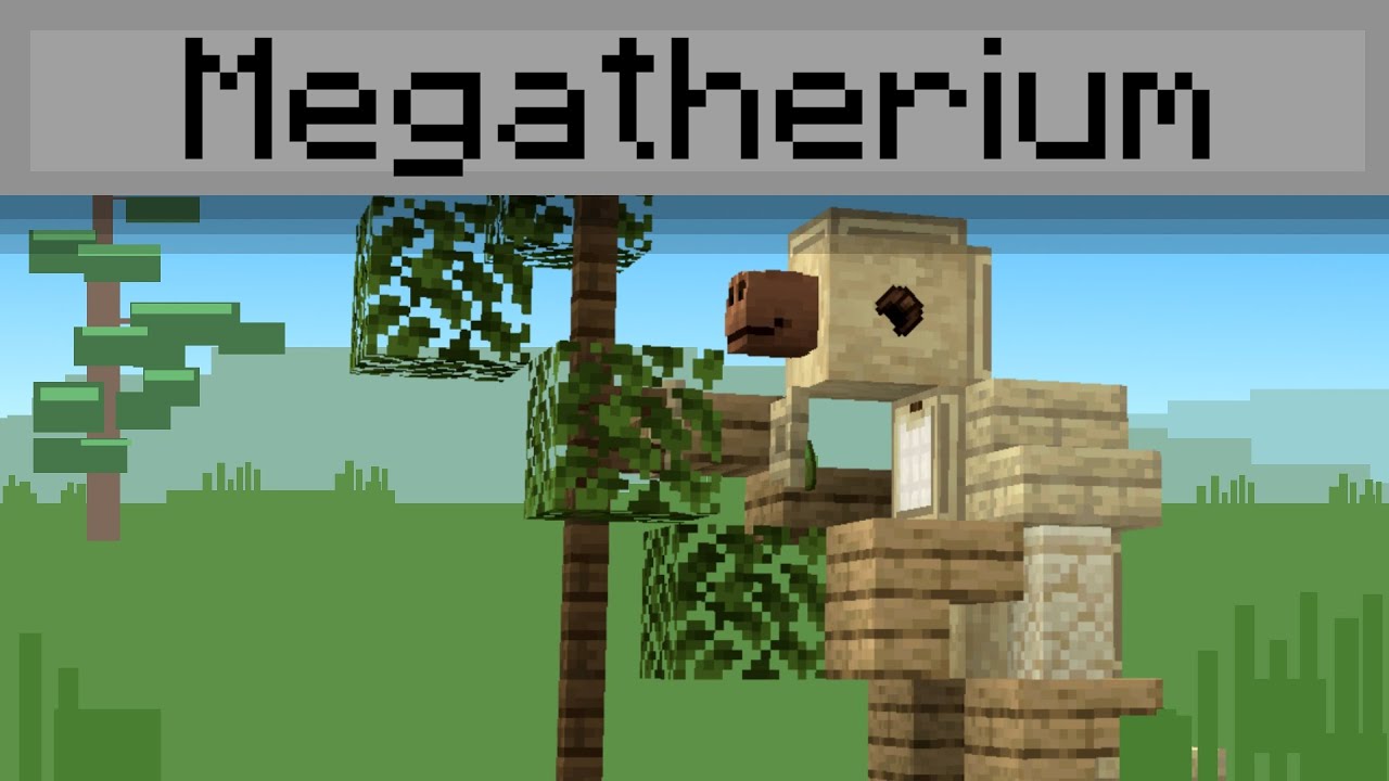 Minecraft | How To Build: Megatherium - YouTube