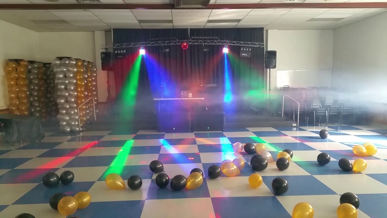 Medium dj setup, Senior Prom - YouTube