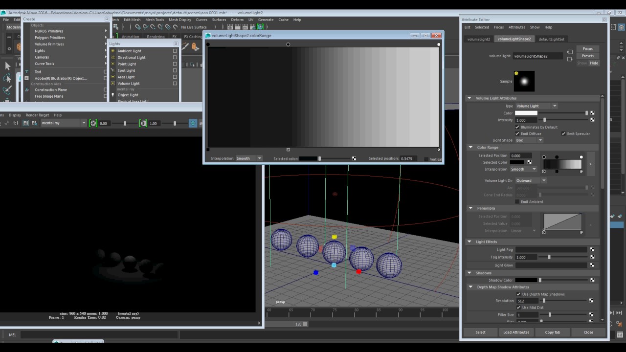 Maya Volume Light - YouTube