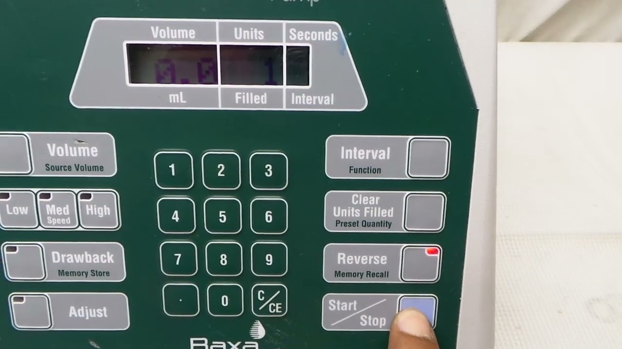 BAXA REPEATER PUMP 099E - YouTube