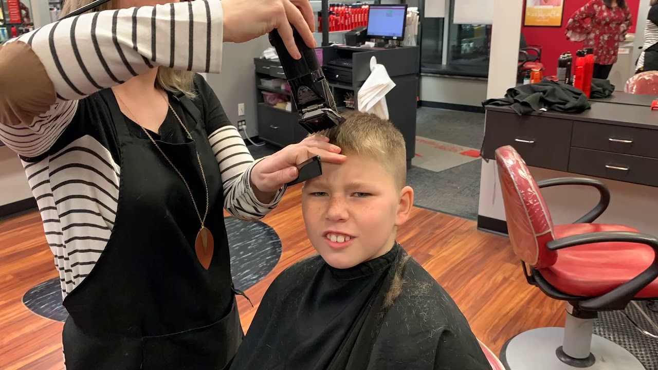 Rayden Lee Sneve’s haircut time lapse - YouTube