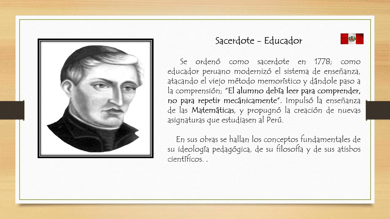 Precursor Toribio Rodriguez de Mendoza Collantes - YouTube