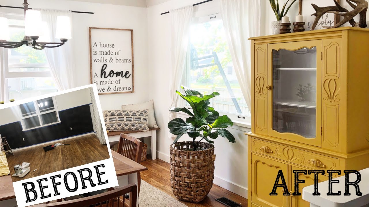 EXTREME Dining Room Makeover (Before & After) My fav room ...