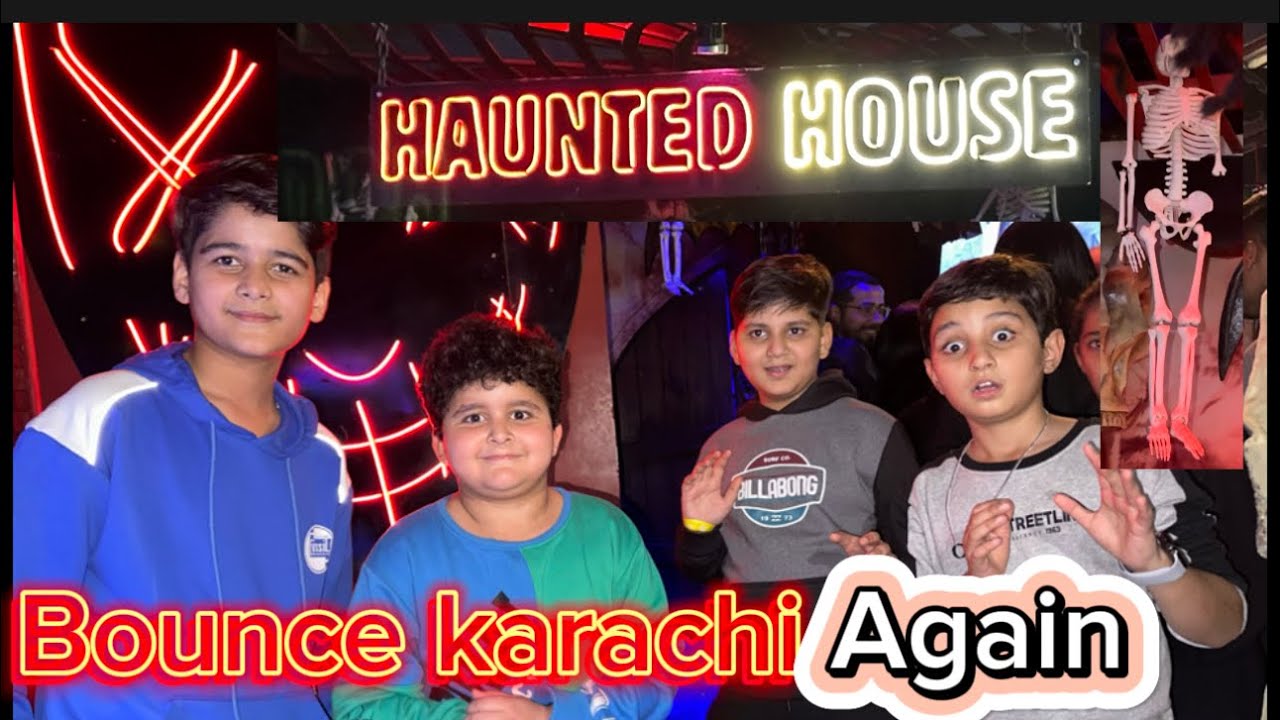Bounce karachi again || super space || ocean mall || fun with friends ...