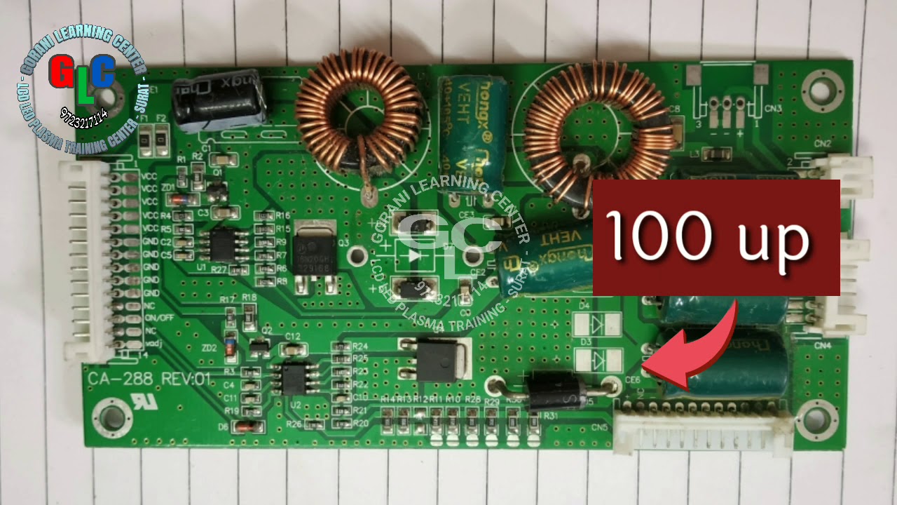 [English] CA288 boost Led driver board circuit design error - YouTube