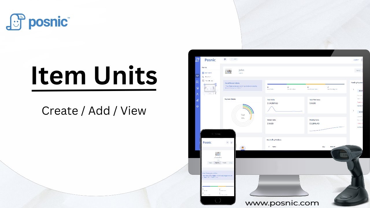 How do you add units for items in posnic billing software? | How to ...