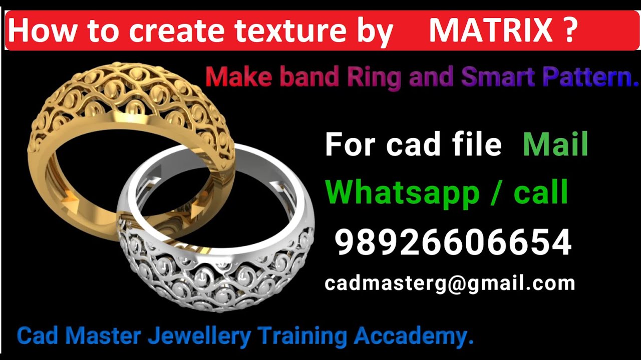 JEWELLERY TEXTURE /Matrix smart pattern/ - YouTube