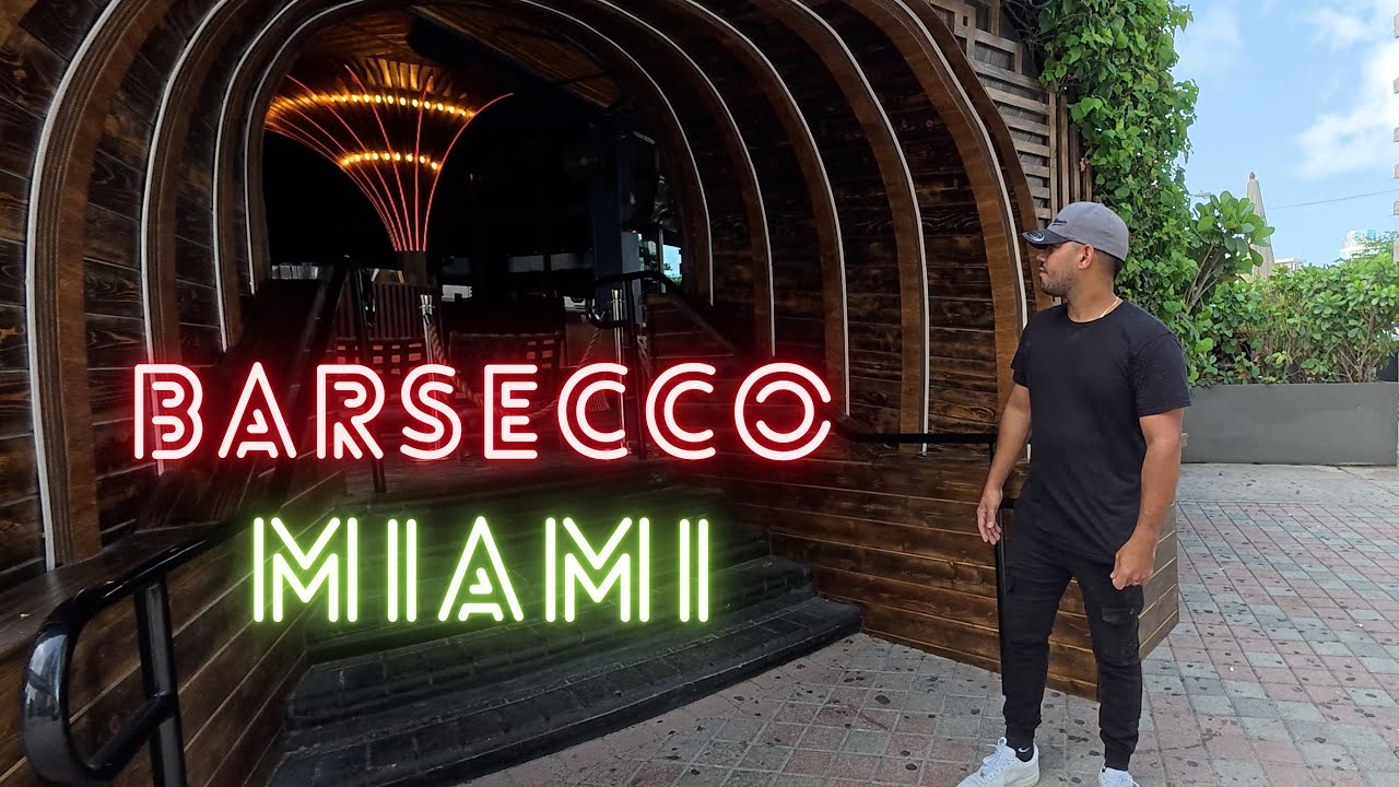 Barsecco Miami, Asi se transforma para el 2025 ...Un bar moderno y de ...