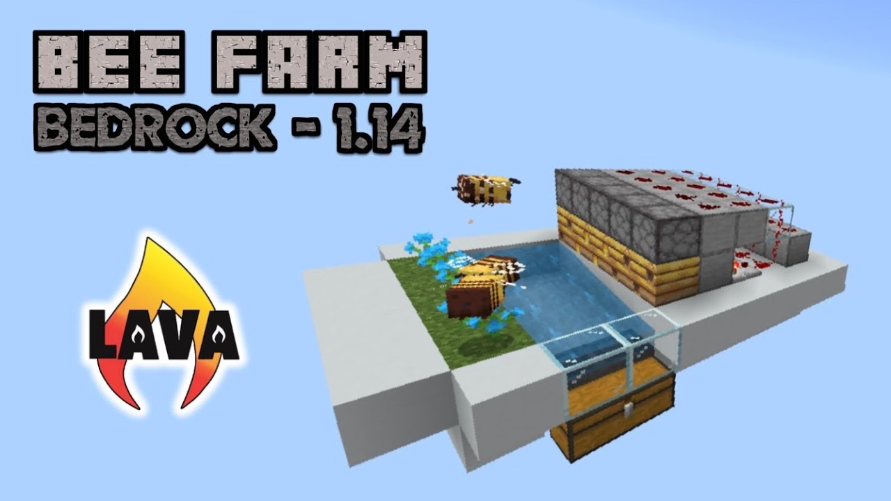 Honey Farm | Minecraft Bedrock Tutorial! *EASY!* - YouTube
