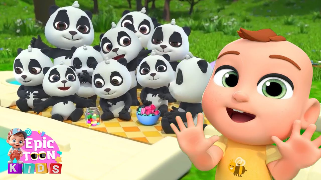 Counting 10 Little Pandas | EpicToon Kids Nursery Rhymes & Baby Songs ...