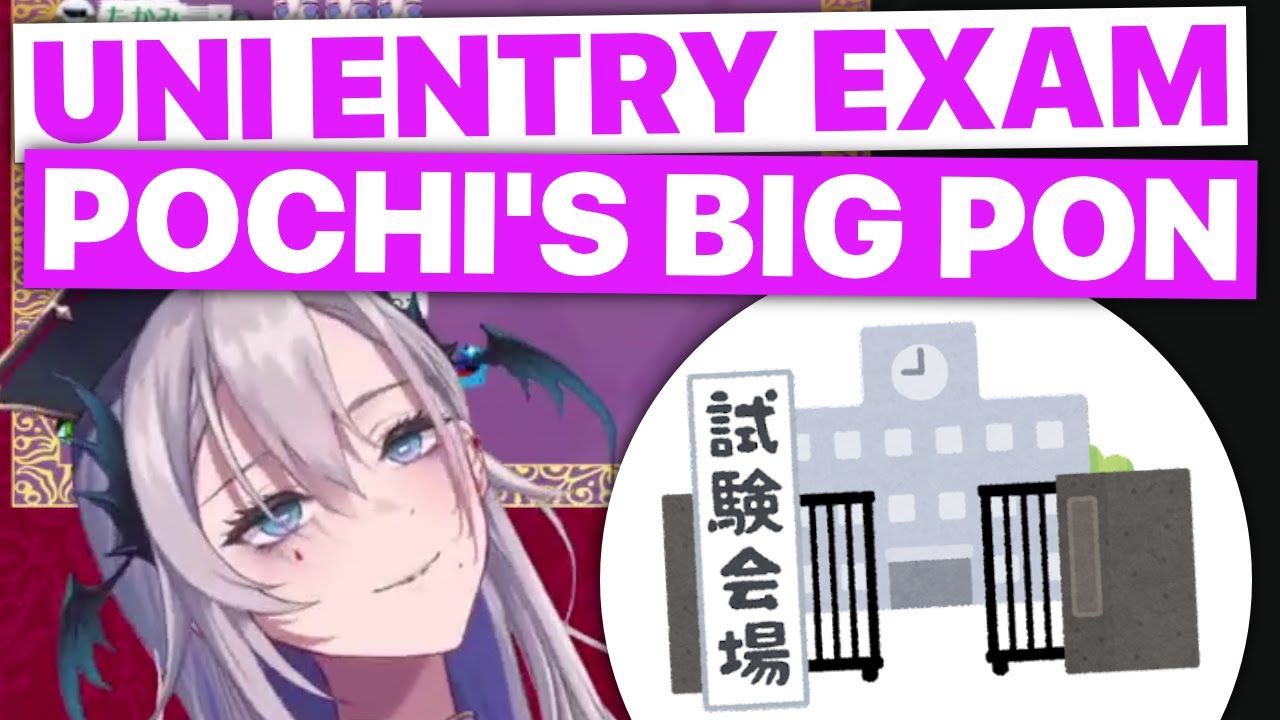 Pochi's Big PON During Uni Entrance Exams ( Pochimaru / Iida Pochi ...