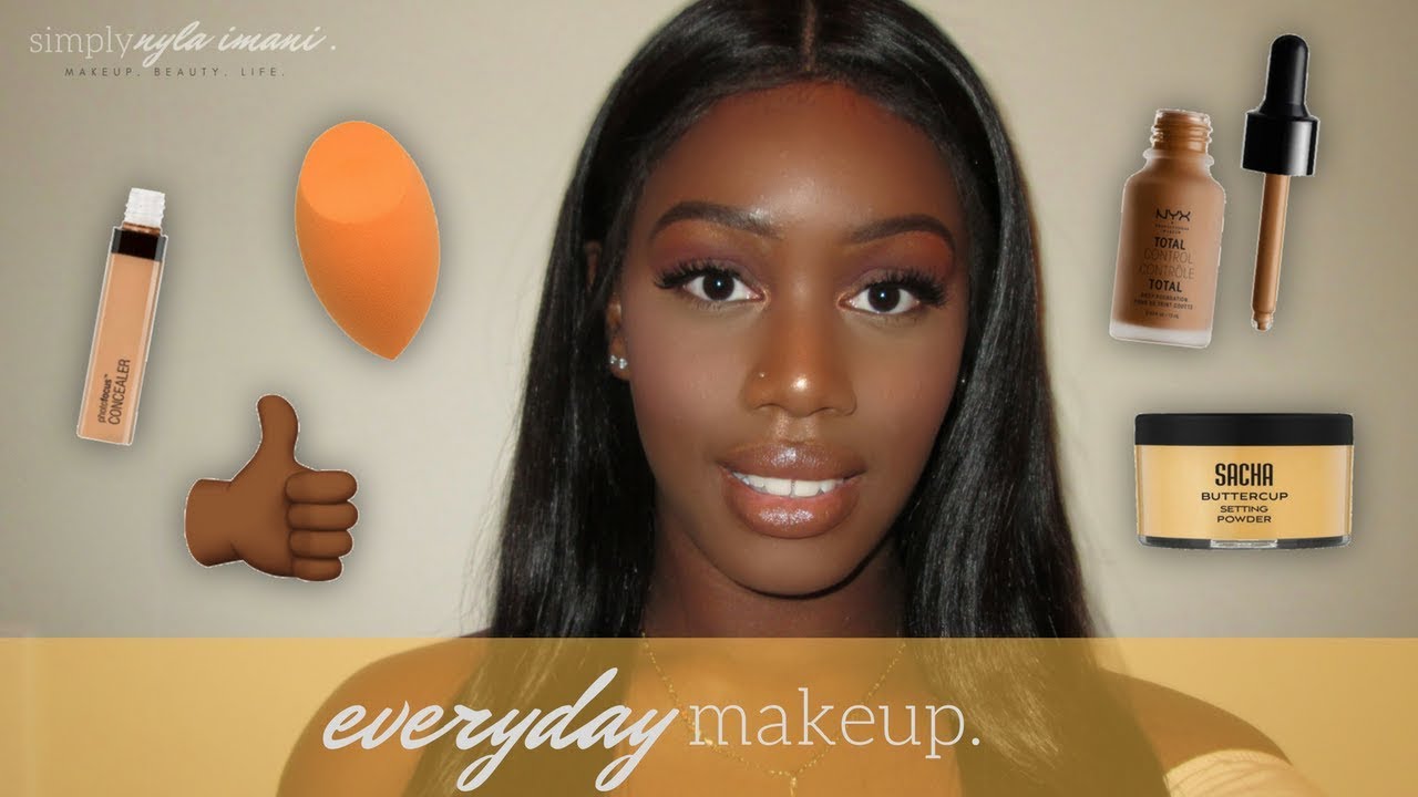 Everyday Makeup | Nyla Imani - YouTube