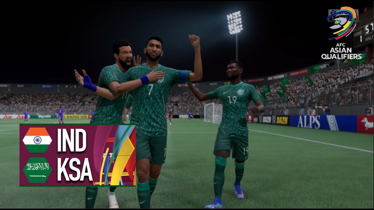 India vs Saudi Arabia | FIFA World Cup Asian Qualifiers - YouTube
