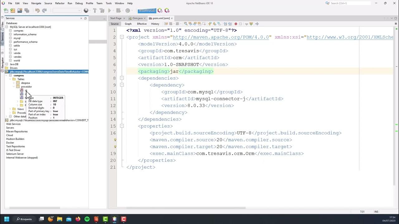Java+Netbeans+Maven+EclipseLink+MySQL - YouTube