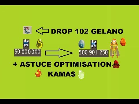 OPTIMISER SES GAINS DE KAMAS + DROP 100 GELANO [DOFUS 1.29] - YouTube