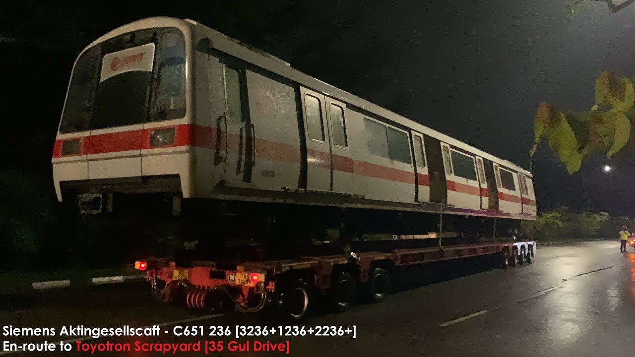 ⁴ᴷ⁶⁰ [Part 1] SMRT Trains - Siemens C651 Consist 236 [3236+1236+2236 ...