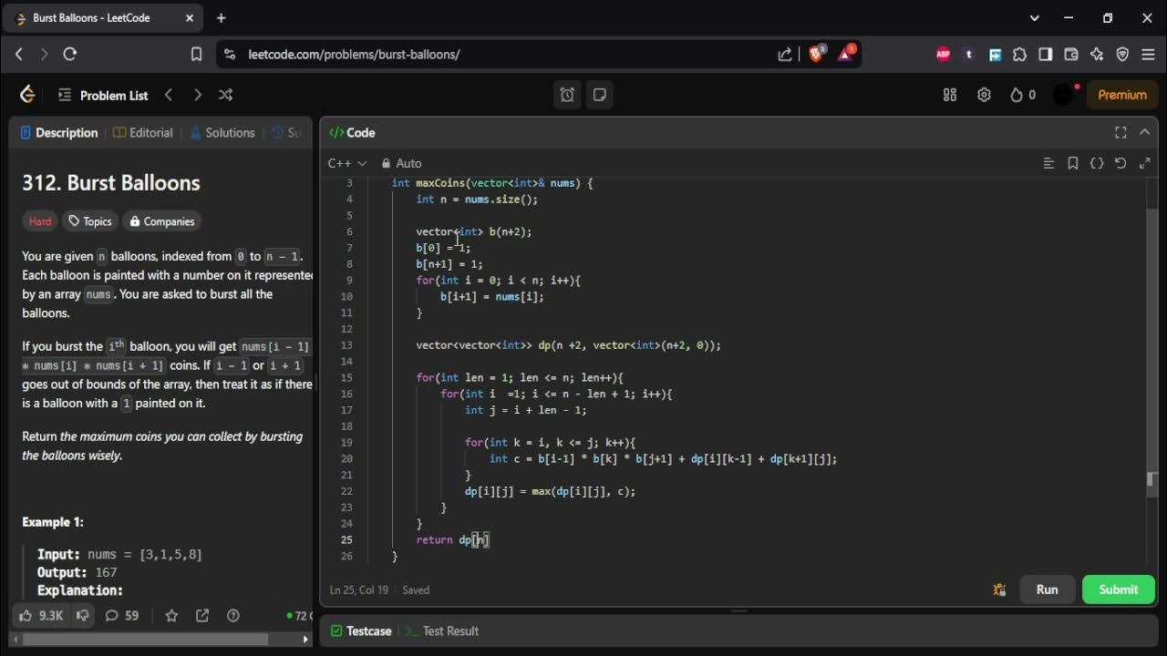 leetcode-312 - YouTube