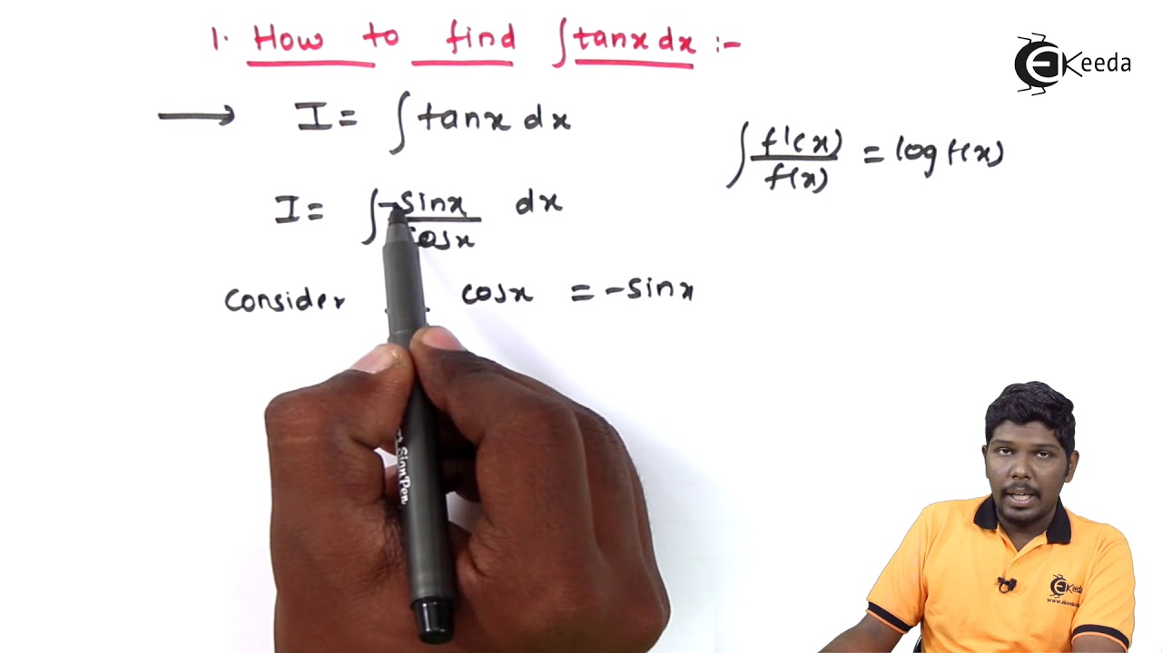 How to find ∫ tanx dx - Integration - Diploma Maths - 2 - YouTube