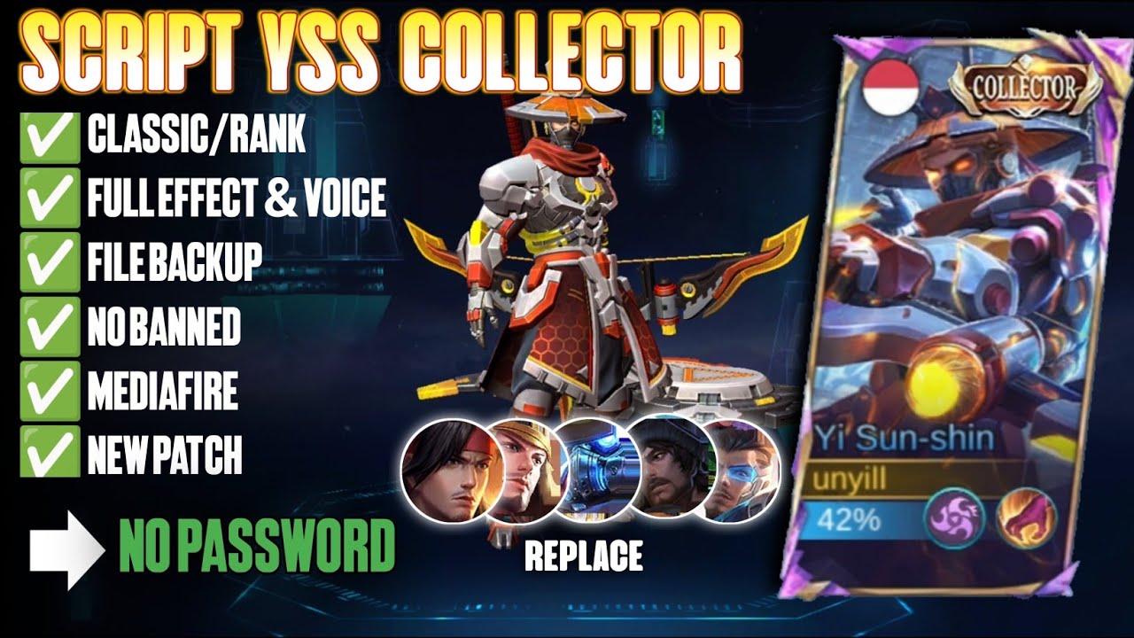 Script Skin YSS Collector No Password Full Effect | Full Voice | New ...