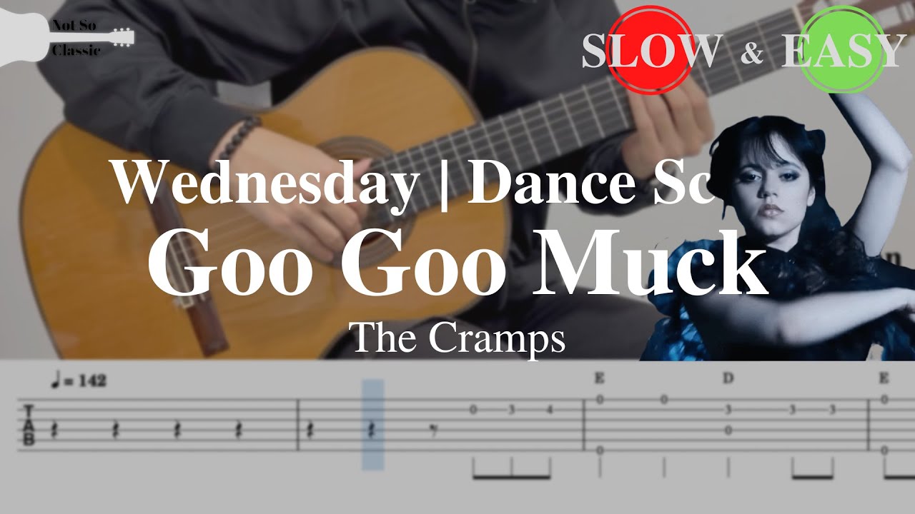 Wednesday - Dance Scene | Fingerstyle Guitar TAB (+ Slow & Easy) - YouTube