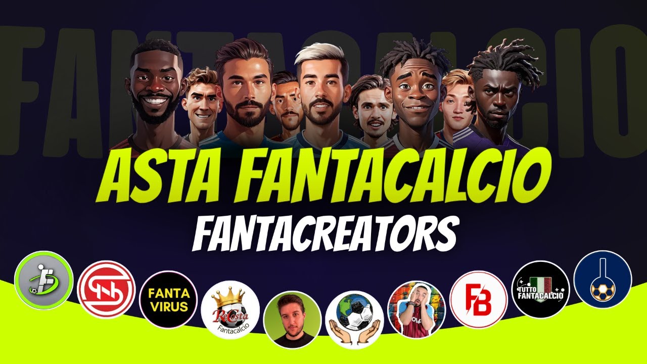 ASTA FANTACREATORS 2024/2025 | Asta Fantacalcio Live | Feat. @fantalab ...