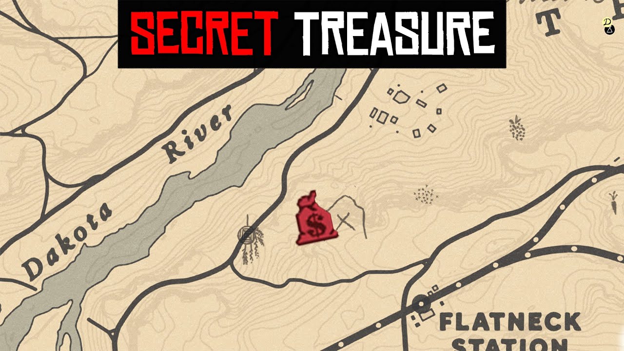 💰🗺️ SECRET Treasure Location with RARE Items in Red Dead Redemption 2 ...