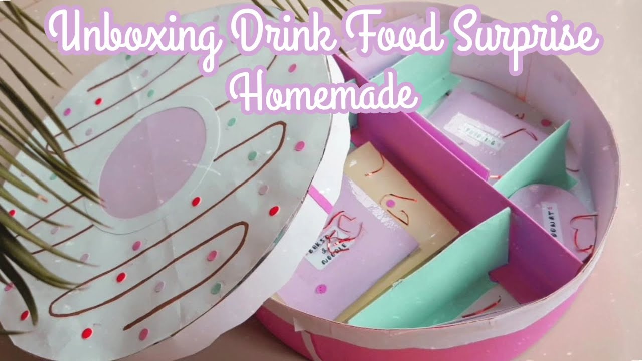 UNBOXING DRINK FOOD SURPRISE HOMEMADE - YouTube