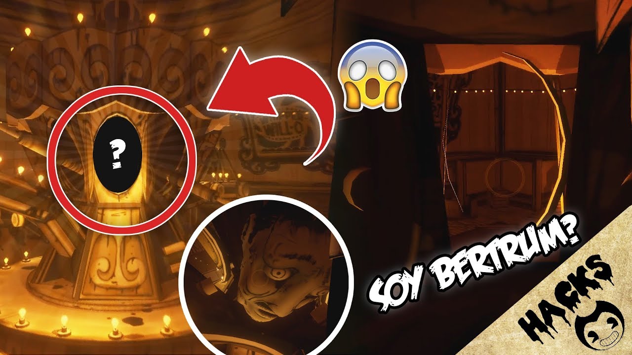 ENTRÉ EN EL CUERPO BERTRUM CON HACKS│Hackeando Bendy and the ink ...