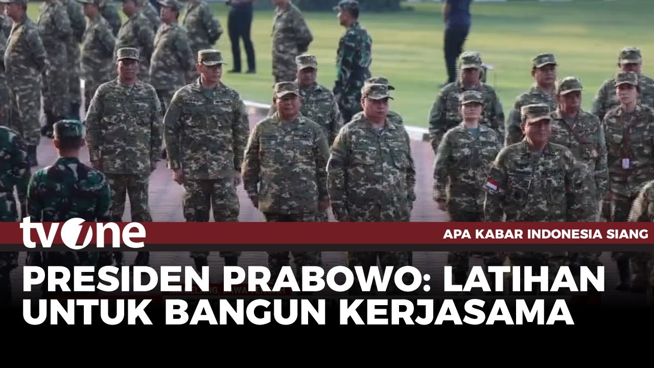 Pakai Baju Loreng, Menteri Kabinet Merah Putih Latihan Baris-Berbaris ...