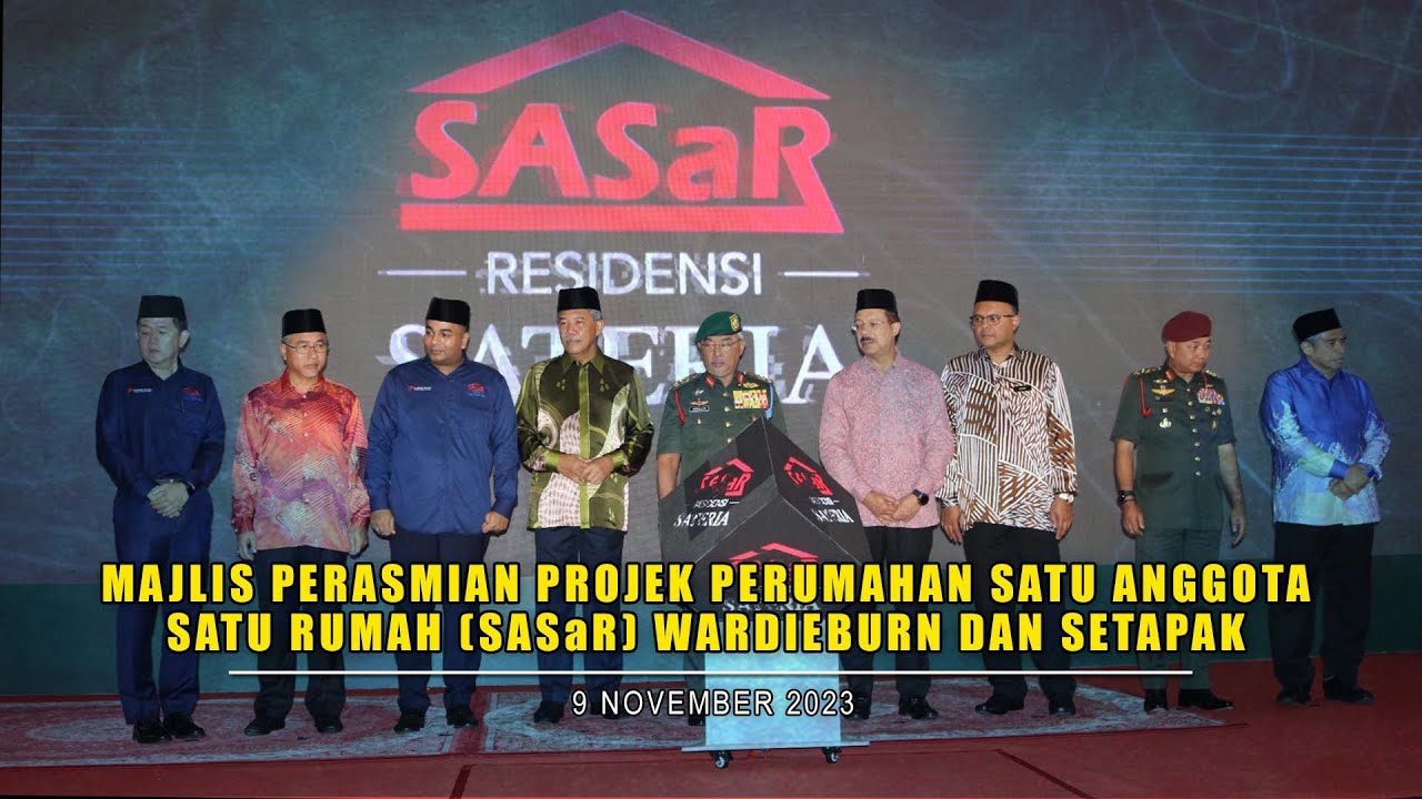 PROJEK PERUMAHAN SATU ANGGOTA SATU RUMAH (SASaR) WARDIEBURN DAN SETAPAK ...