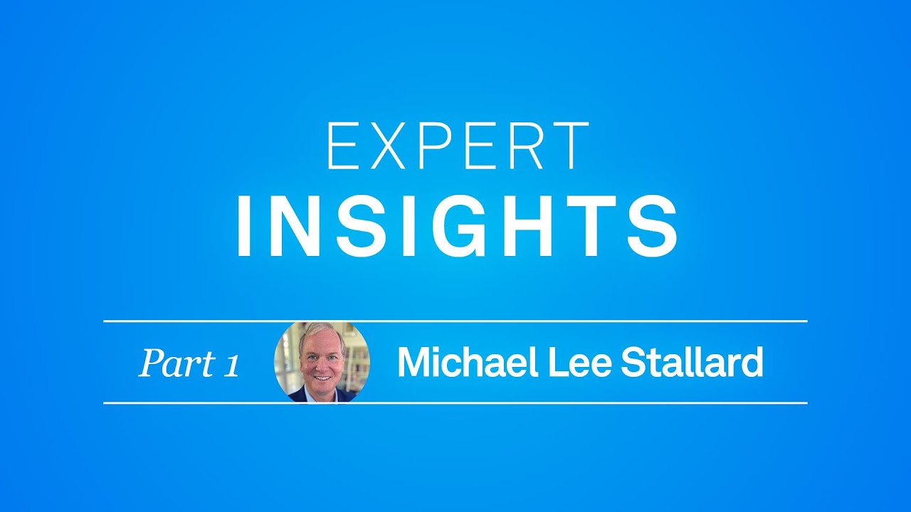 #ExpertInsights with Michael Lee Stallard: Part 1 - YouTube