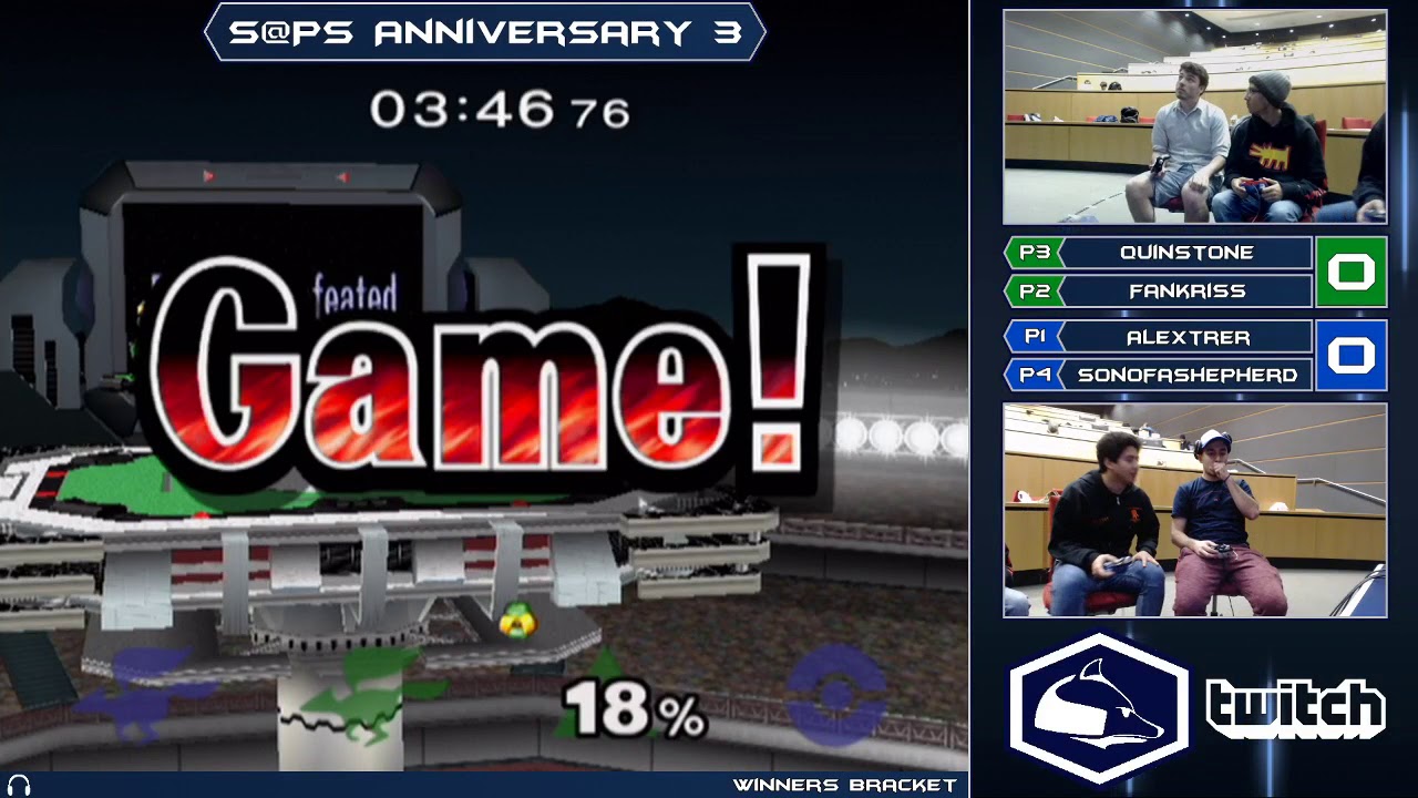 Anniversary 3 Melee Doubles - Quinstone + Fankriss (Green) vs Alex ...