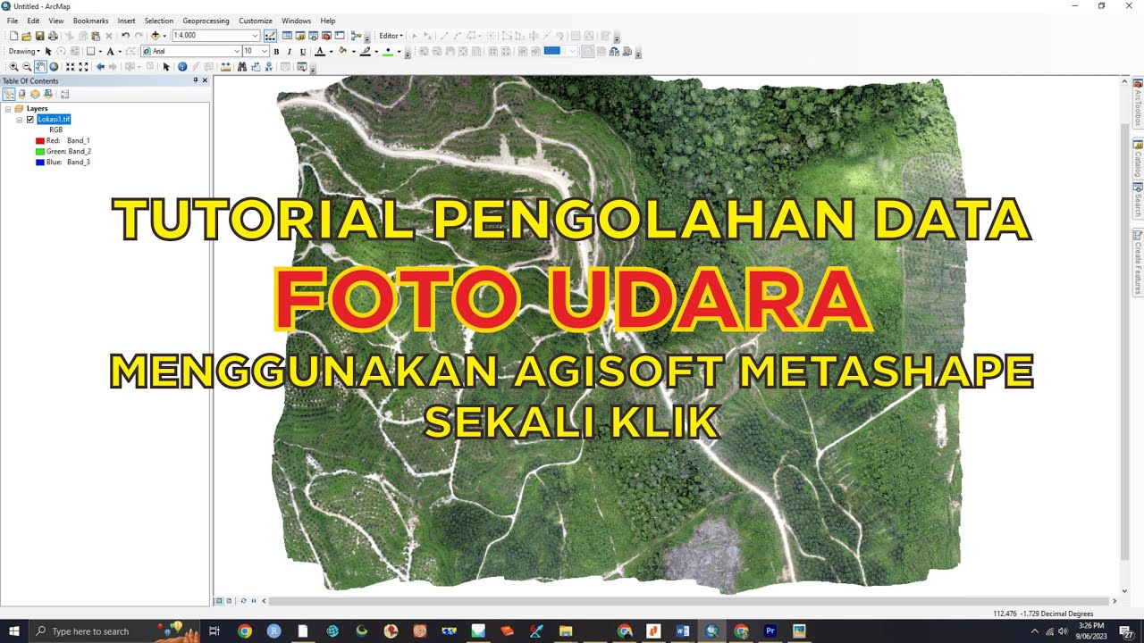 Tutorial Pengolahan Data Foto Udara dengan Sekali Klik Langsung Jadi # ...