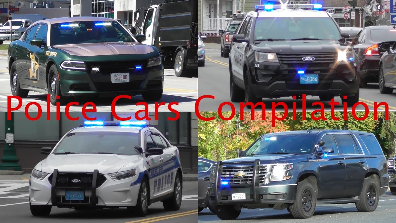 Police Cars Responding Compilation #2 - YouTube