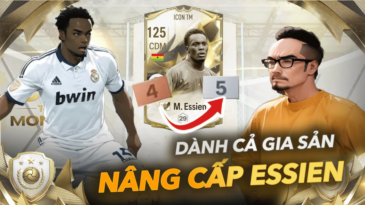 Siêu phẩm Essien ICON TM +5 tiêu tốn 3 vòng tỷ phú sẽ trông như nào ...