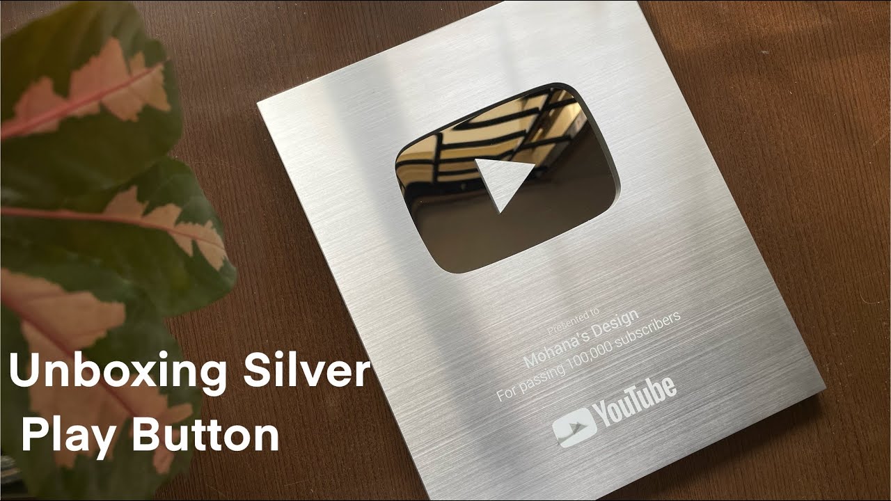Unboxing Silver Play Button 😍 ️ THANK YOU SO MUCH FOR THE 100K 🥺 - YouTube